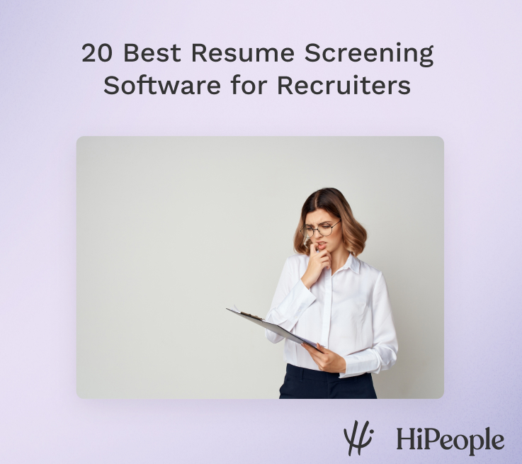 20 Best Resume Screening Software for Recruiters in 2024 - HiPeople